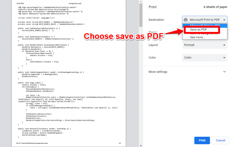 Convert Aspx To Pdf Online Step By Step And Open Any Aspx File