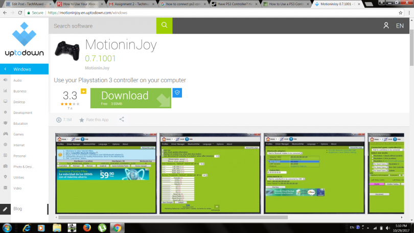 How To Connect PS3 Controller To PC [Windows 10/8/7] - Step By Step
