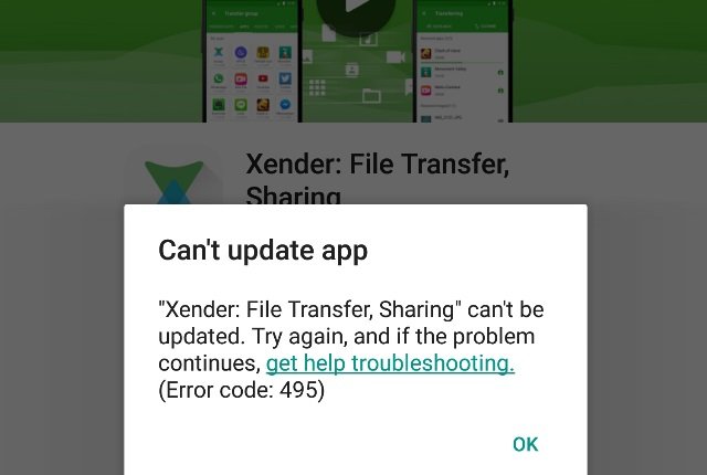 Fix Error 495 in Google Play Store Permanently - TechMused