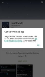 4 Ways to Fix Error 924 of Google Play Store - TechMused