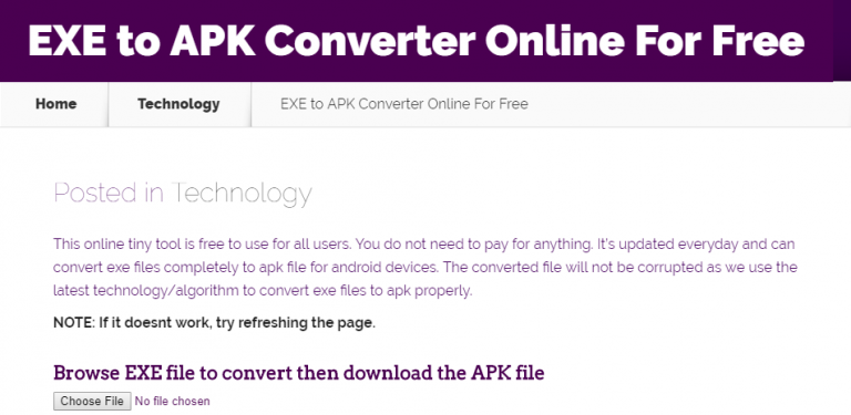 How to Convert EXE to APK [Illustrated Step By Step Guide]
