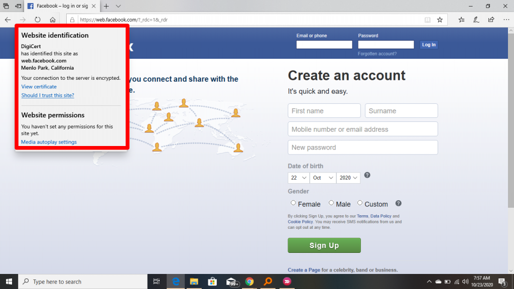 How do I Know Whether to Trust a Website on Microsoft Edge?